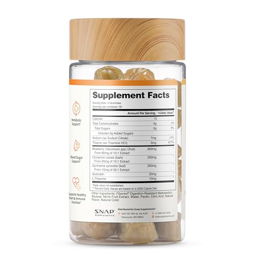 cinnamon gummies for balanced blood sugar