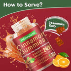 Cinnamon gummies for blood sugar support