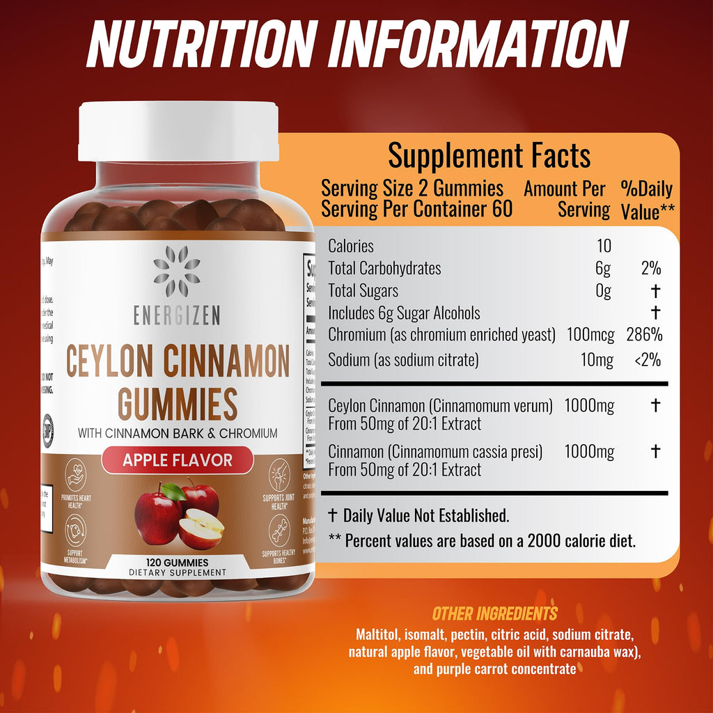 cinnamon gummies for healthy metabolism