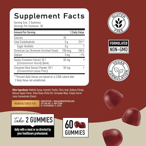 cinnamon gummies with 20:1 extract