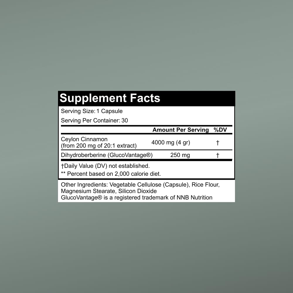 Cinnamon health benefits in a capsule