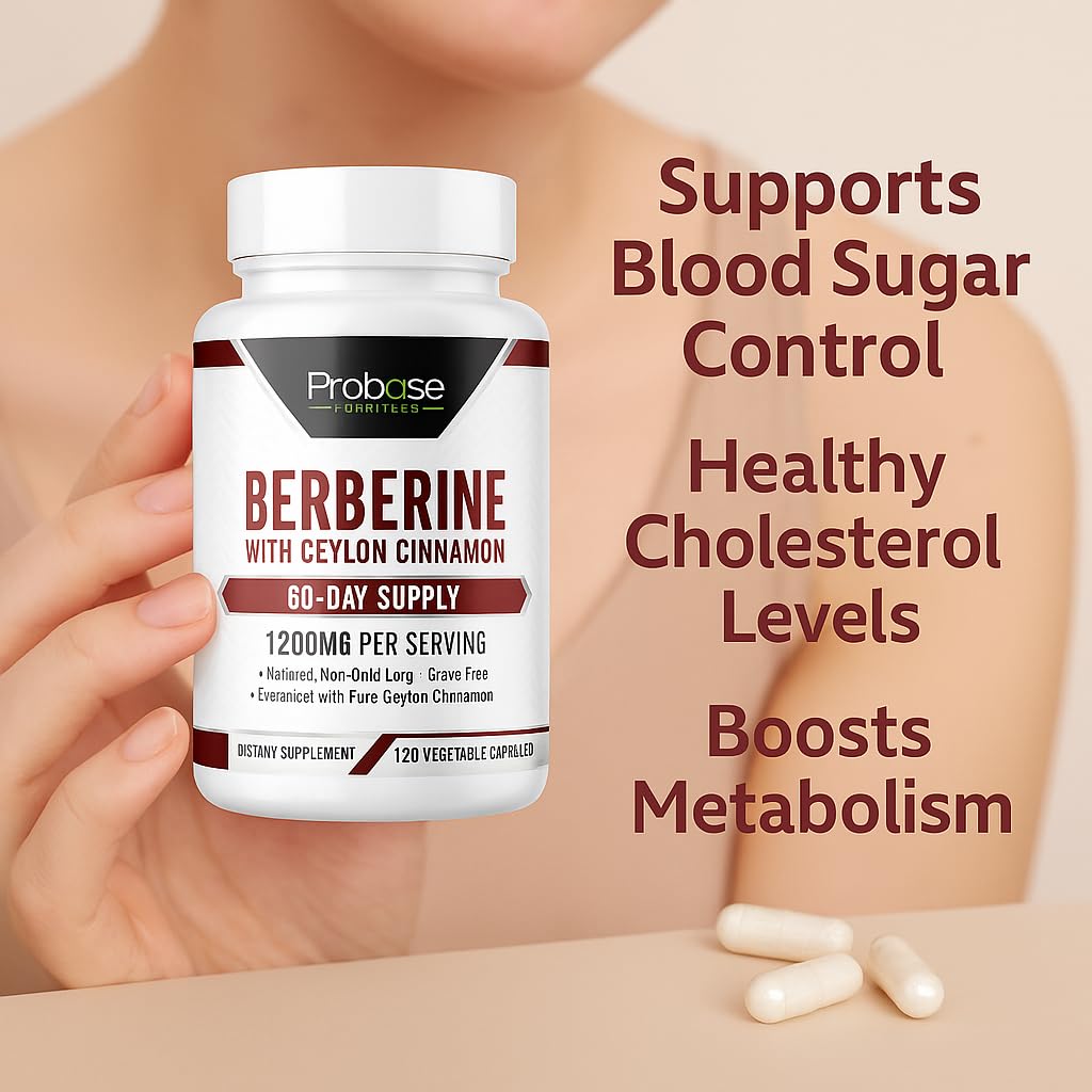 Cinnamon-infused berberine for vitality