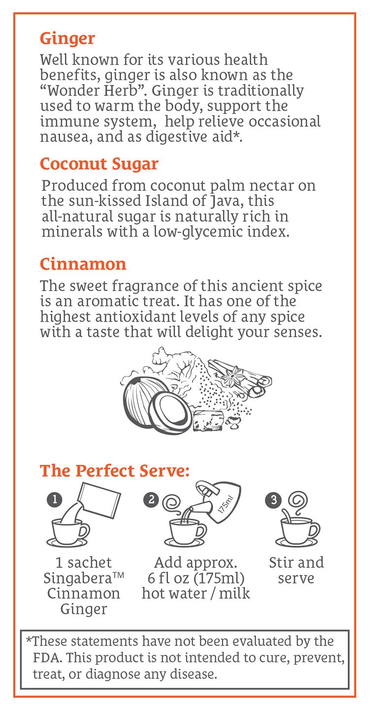 cinnamon infused ginger drink