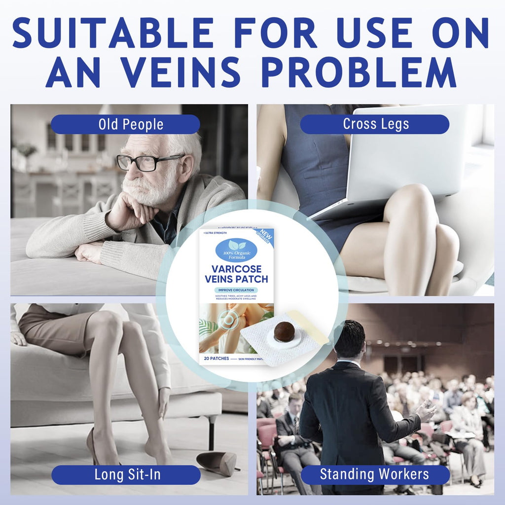cinnamon infused leg treatment patches
