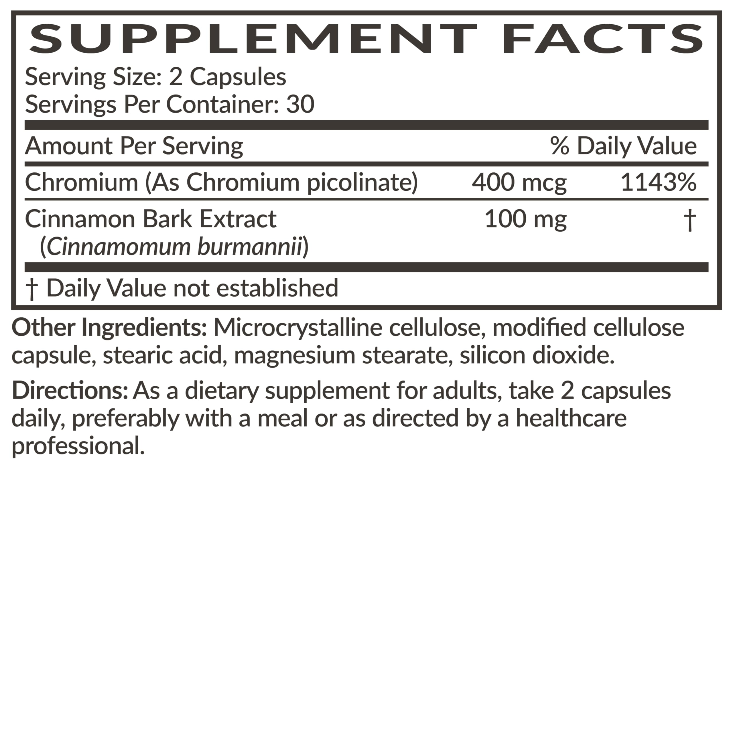 Cinnamon pills for enhanced nutrition