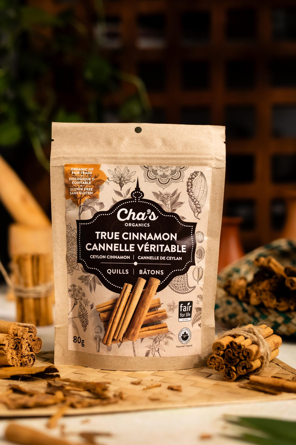 Cinnamon quills for healthy recipes