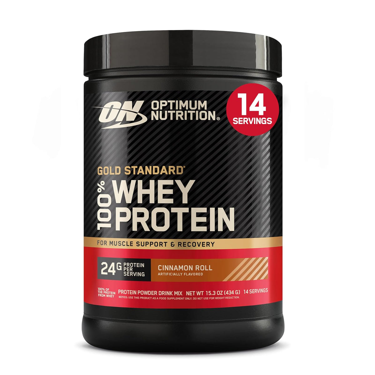 Cinnamon roll whey protein powder