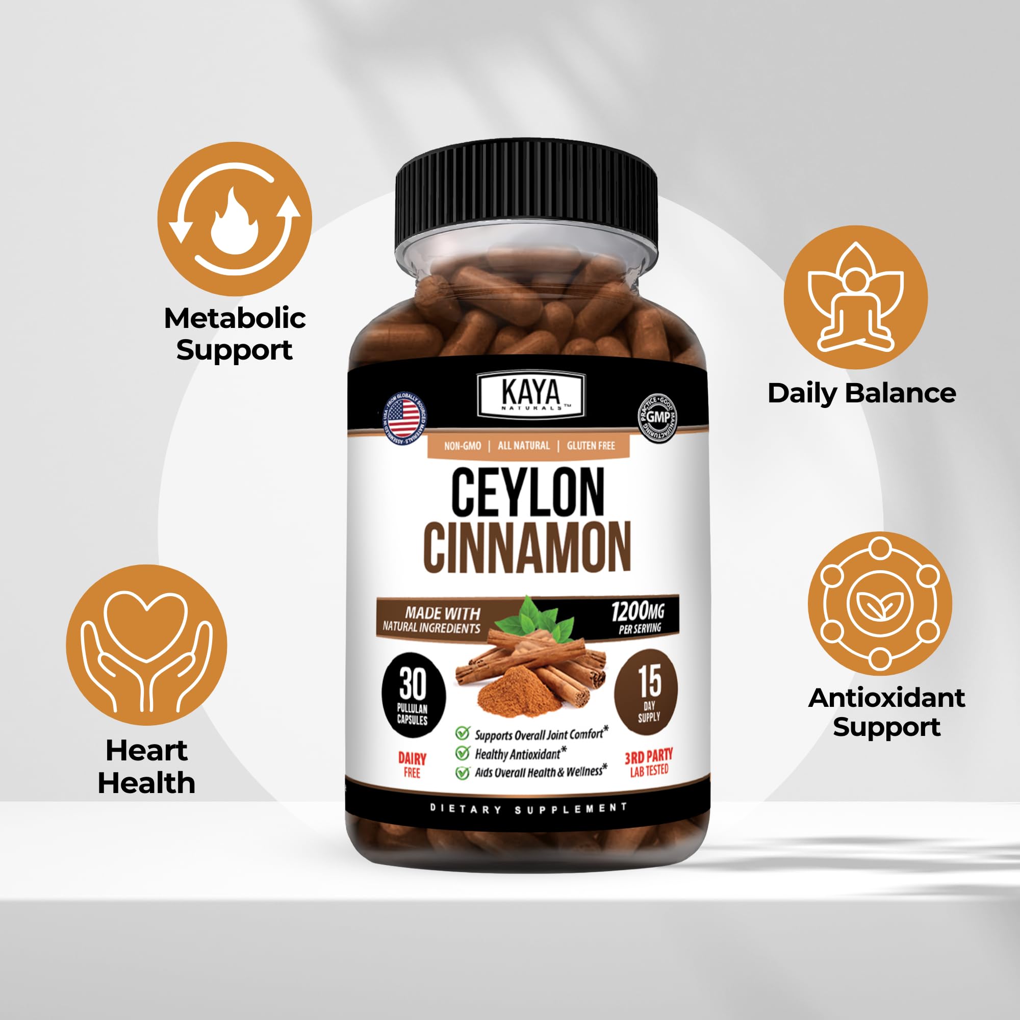 Cinnamon supplement for daily use