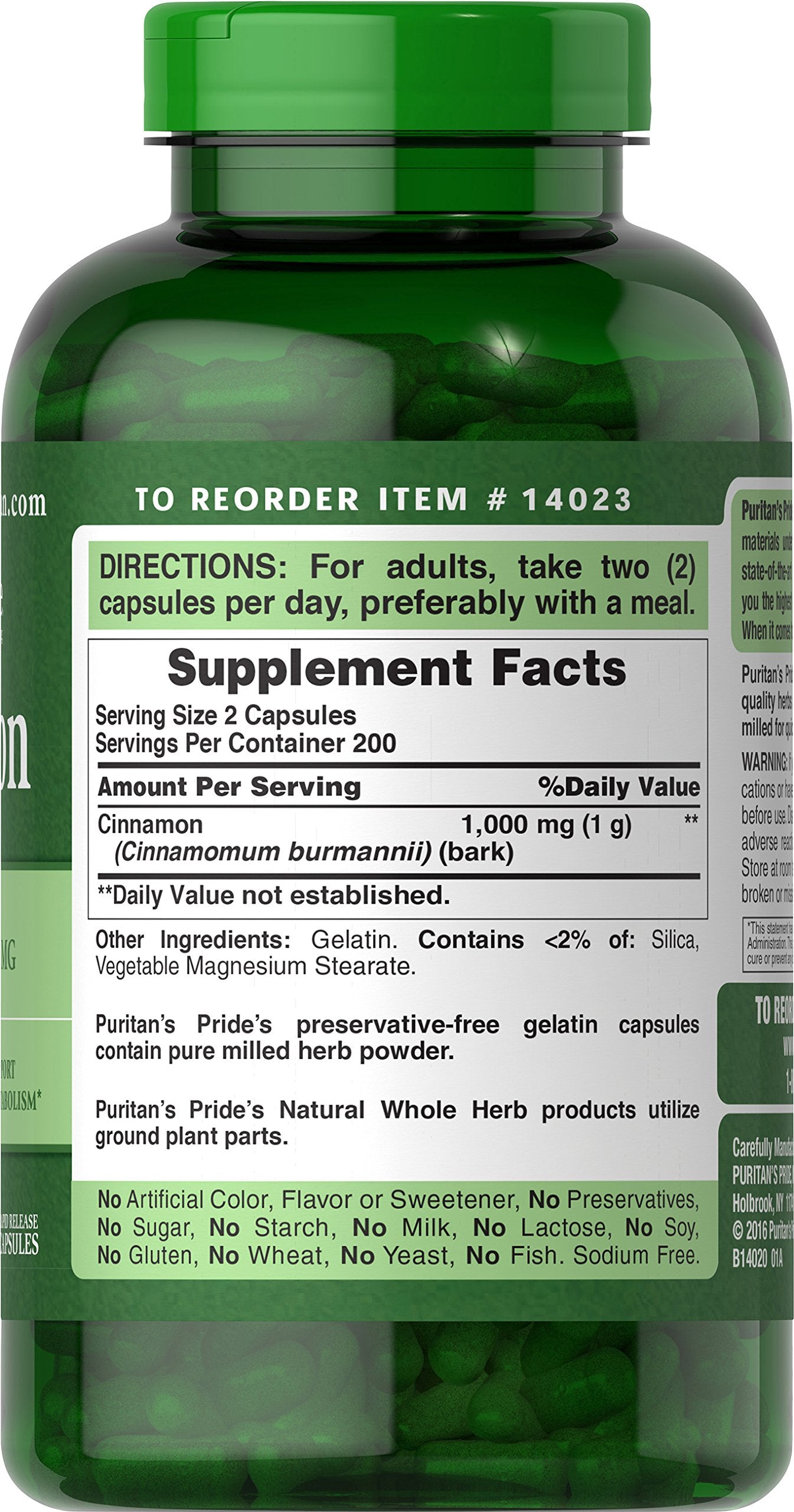 Cinnamon supplement for digestive support