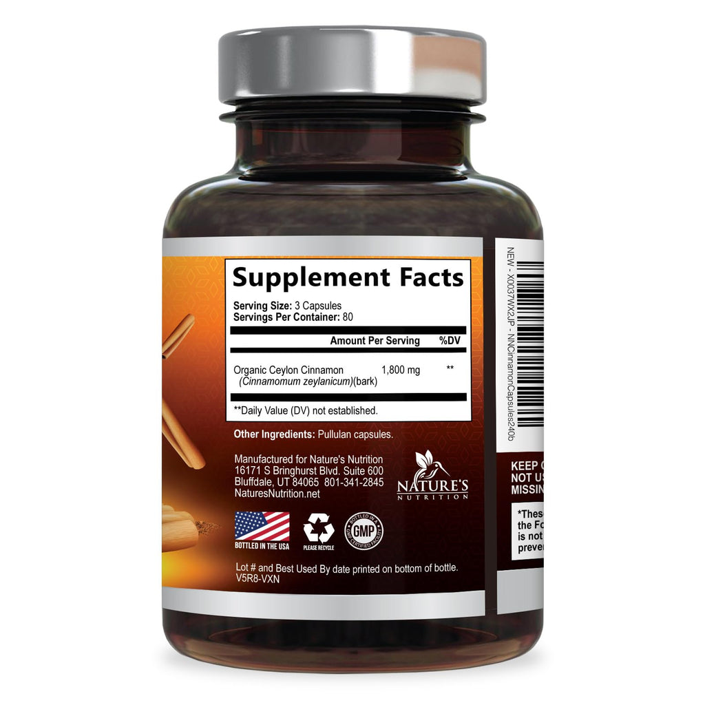 cinnamon supplement for healthy metabolism