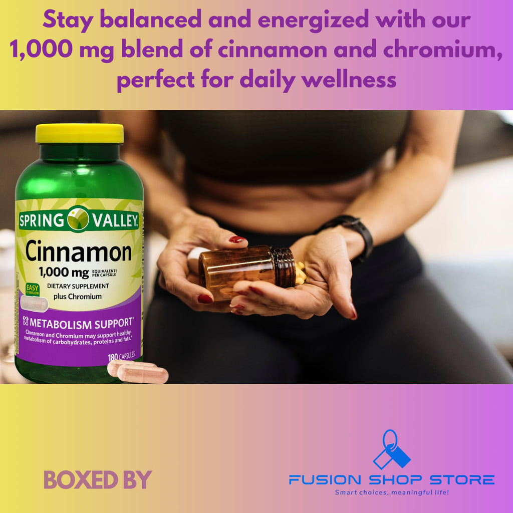 Cinnamon with chromium for balanced nutrition
