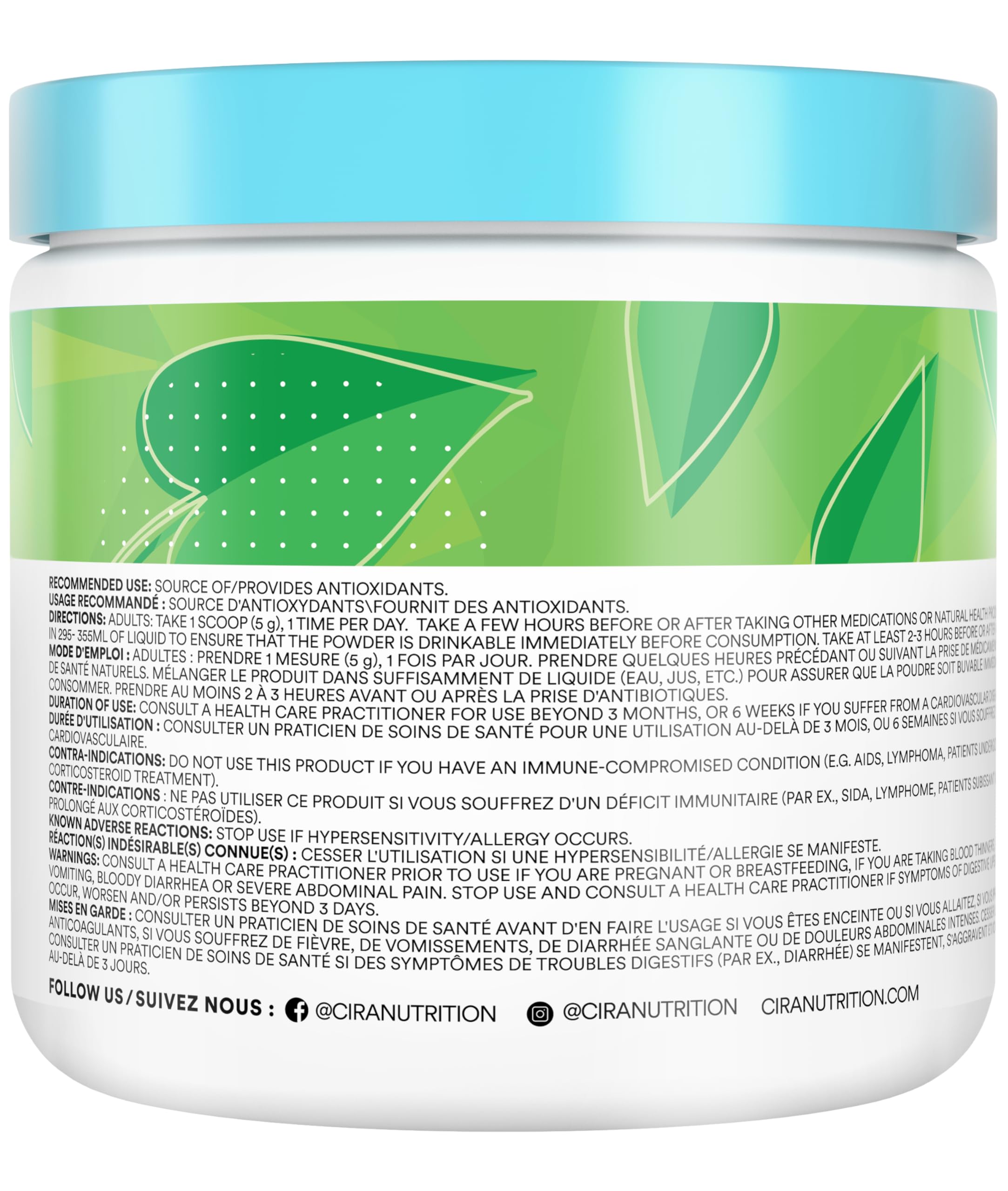 Cira Daily Greens for gut health