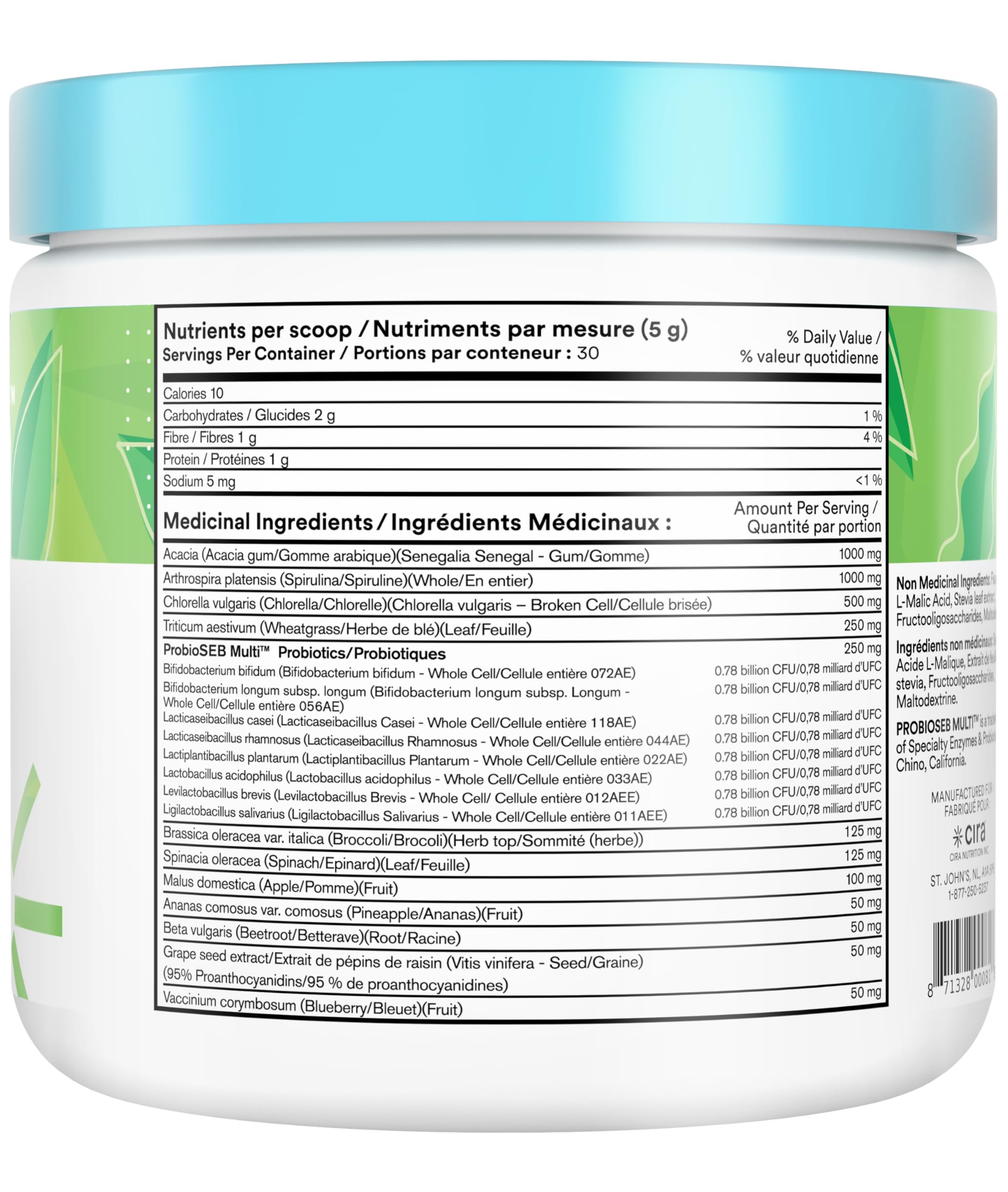 Cira Daily Greens for nutrient absorption