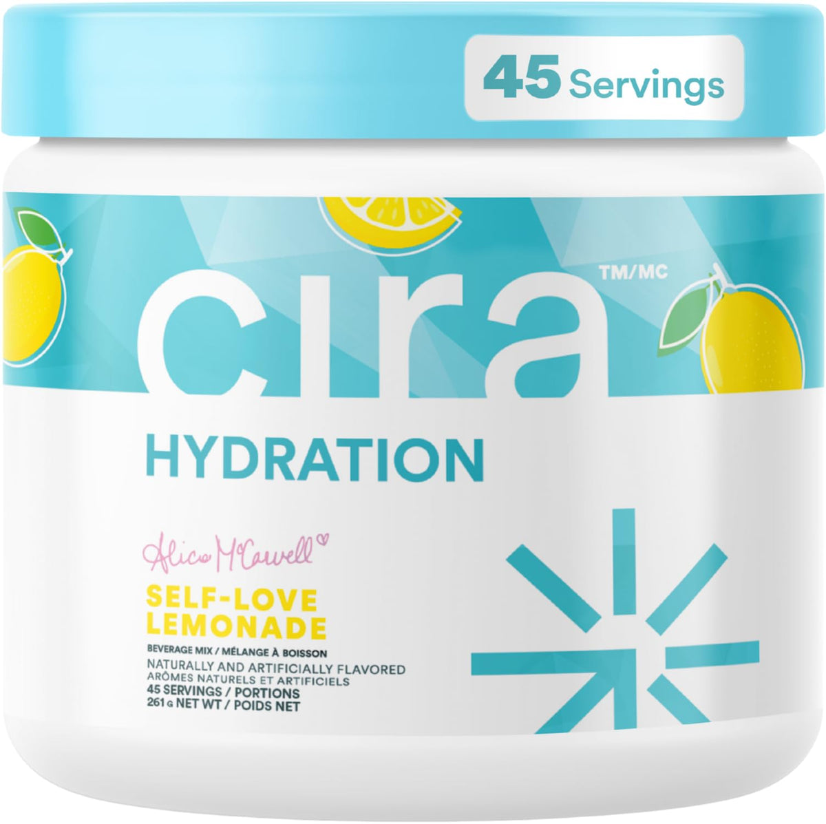 Cira Hydration Lemonade electrolyte powder