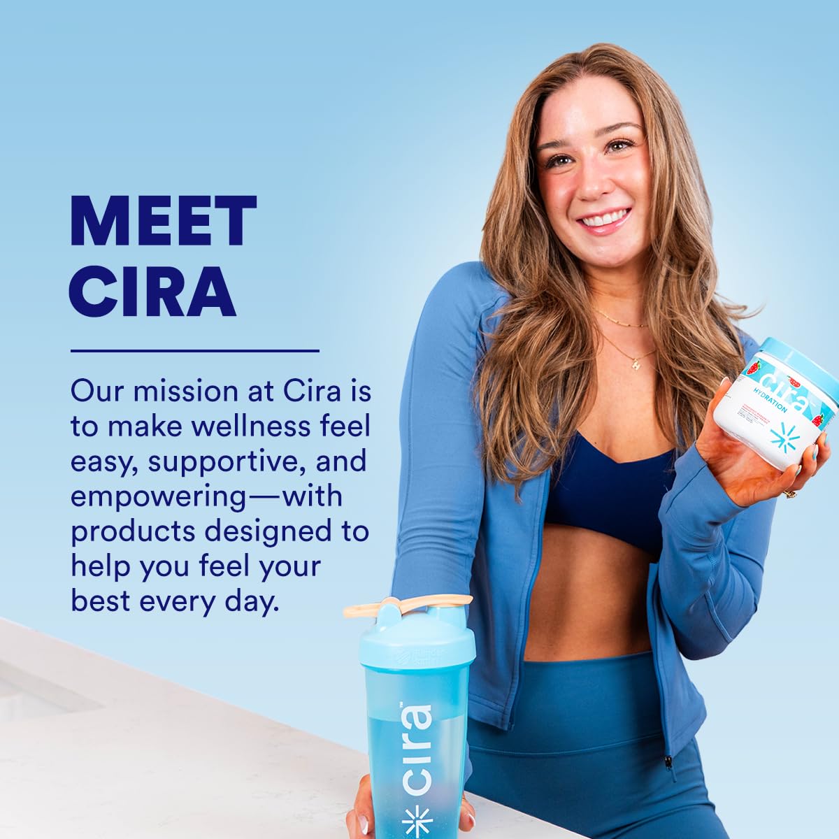 Cira hydration powder for daily use