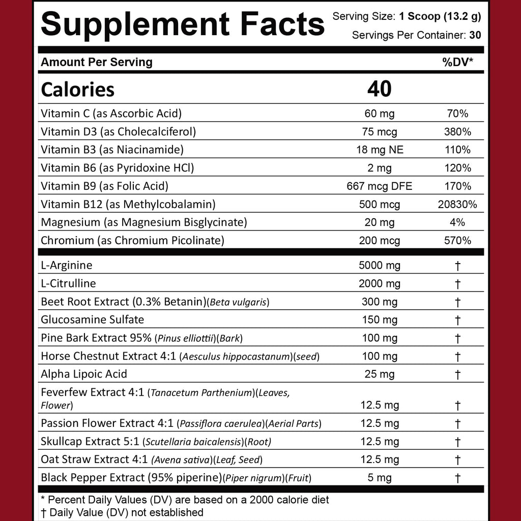 circulation and nerve support powder
