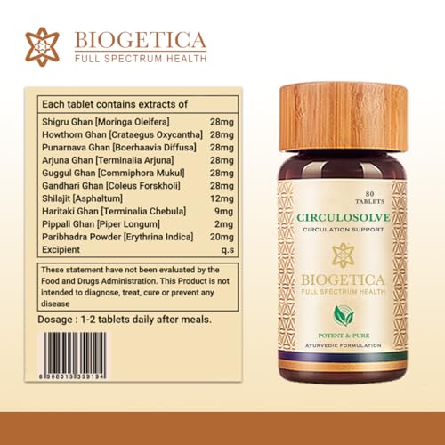 Circulosolve Ayurvedic capsules for vitality