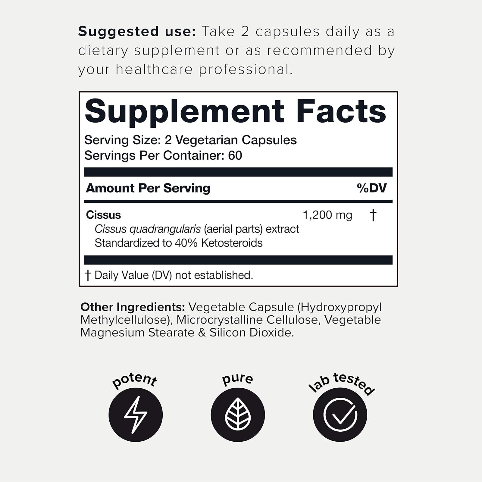Cissus Quadrangularis multivitamin for men
