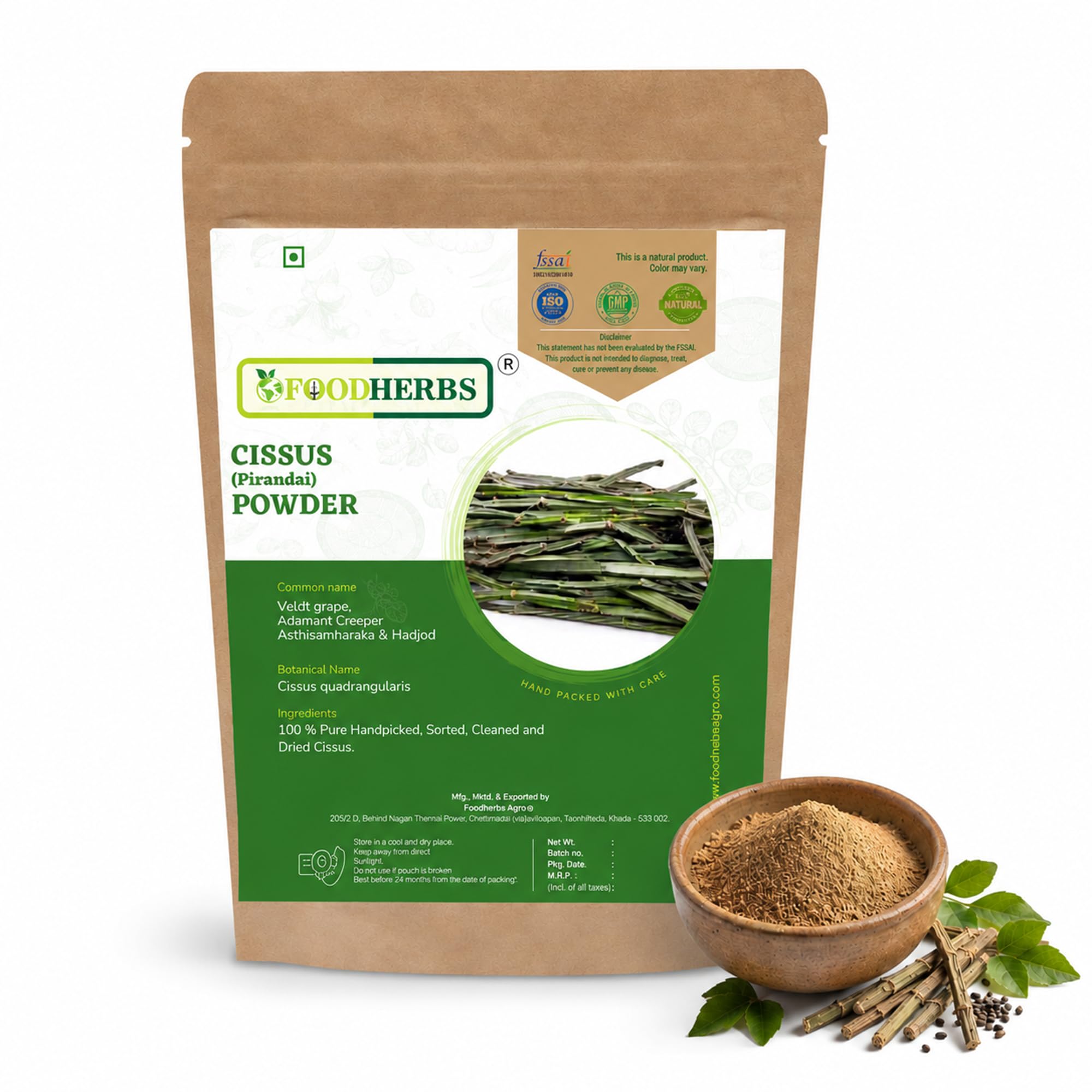 cissus quadrangularis powder for bone health