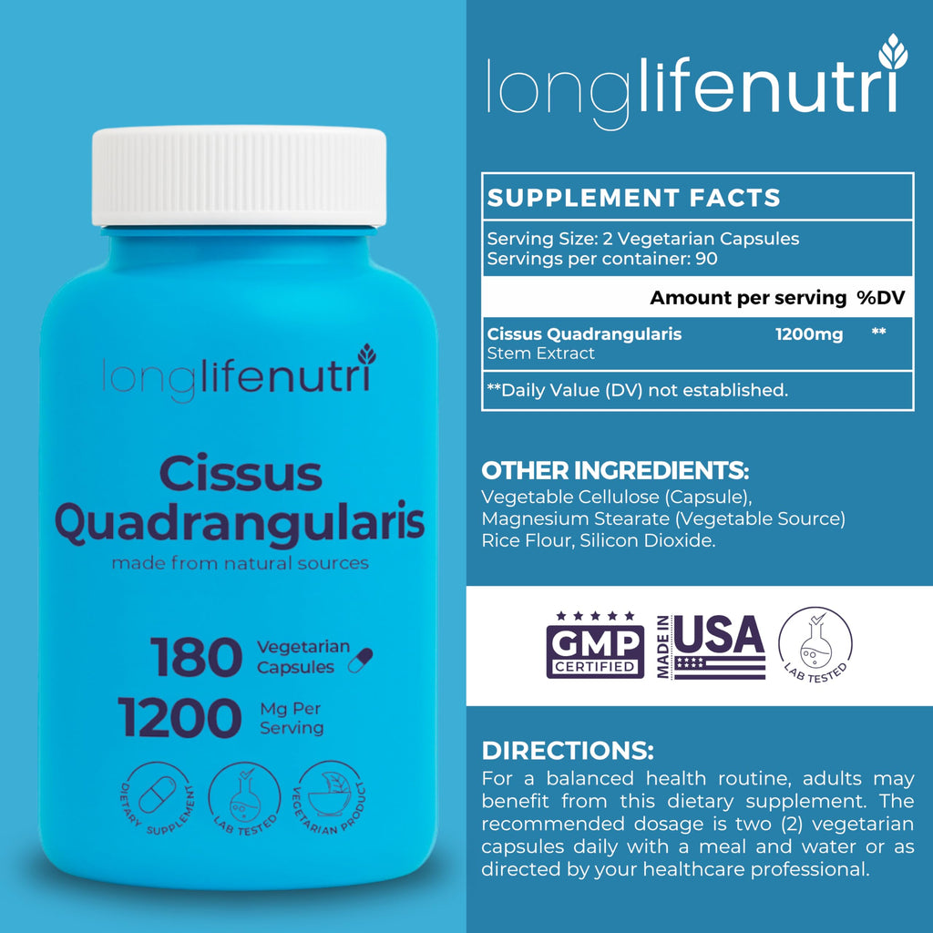 cissus quadrangularis supports bone strength