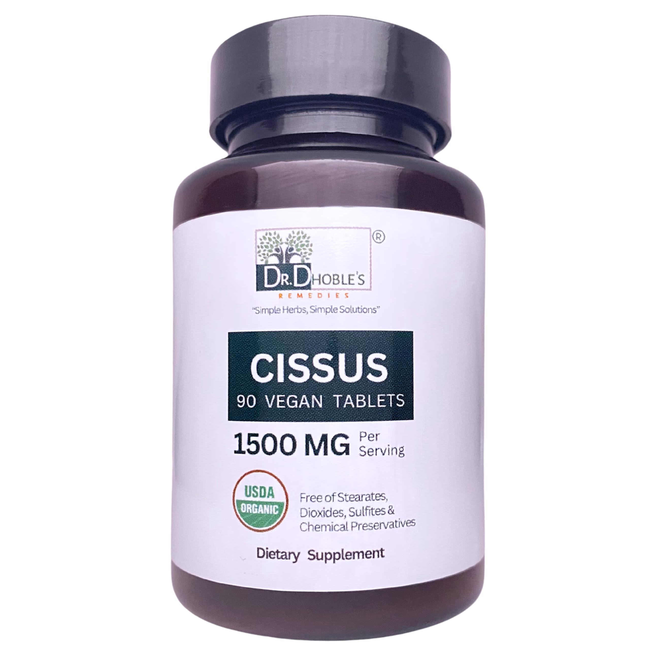 cissus quadrangularis vegan supplement tablets