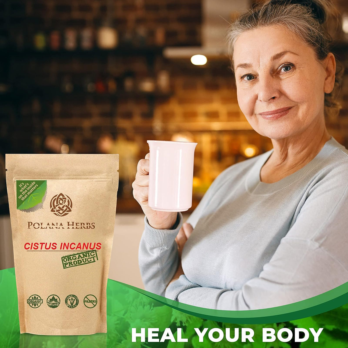 Cistus Incanus tea for relaxation
