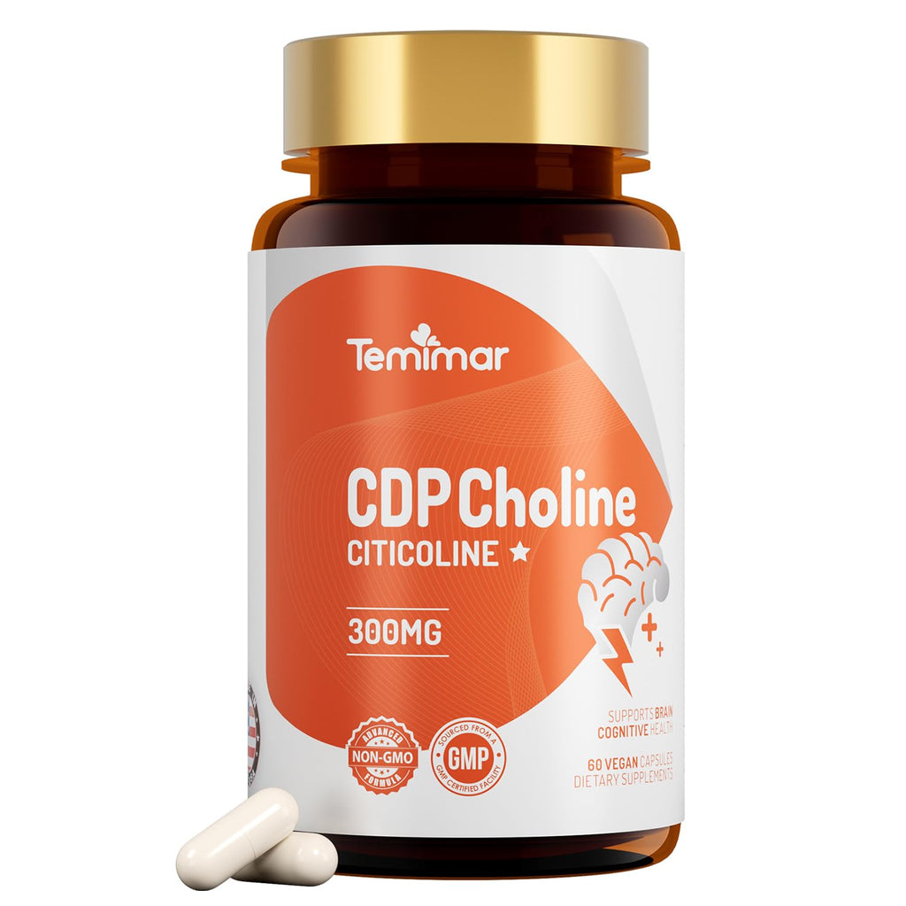 Citicoline 300 mg vegan capsules