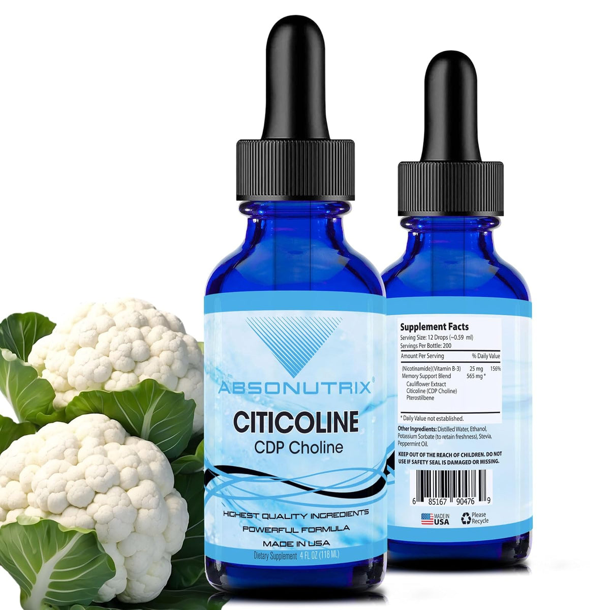 Citicoline 590 mg supplement benefits