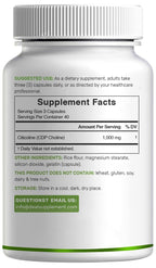 Citicoline capsules for focus improvement