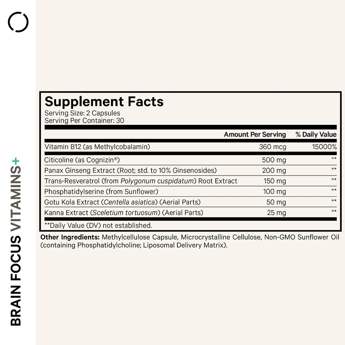 Citicoline Cognizin vitamins for mental clarity