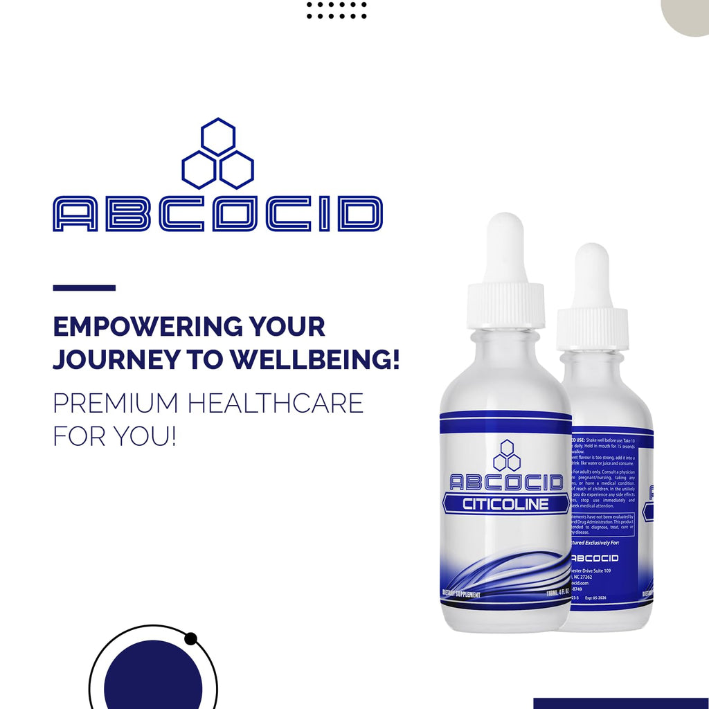 Citicoline drops for mental clarity