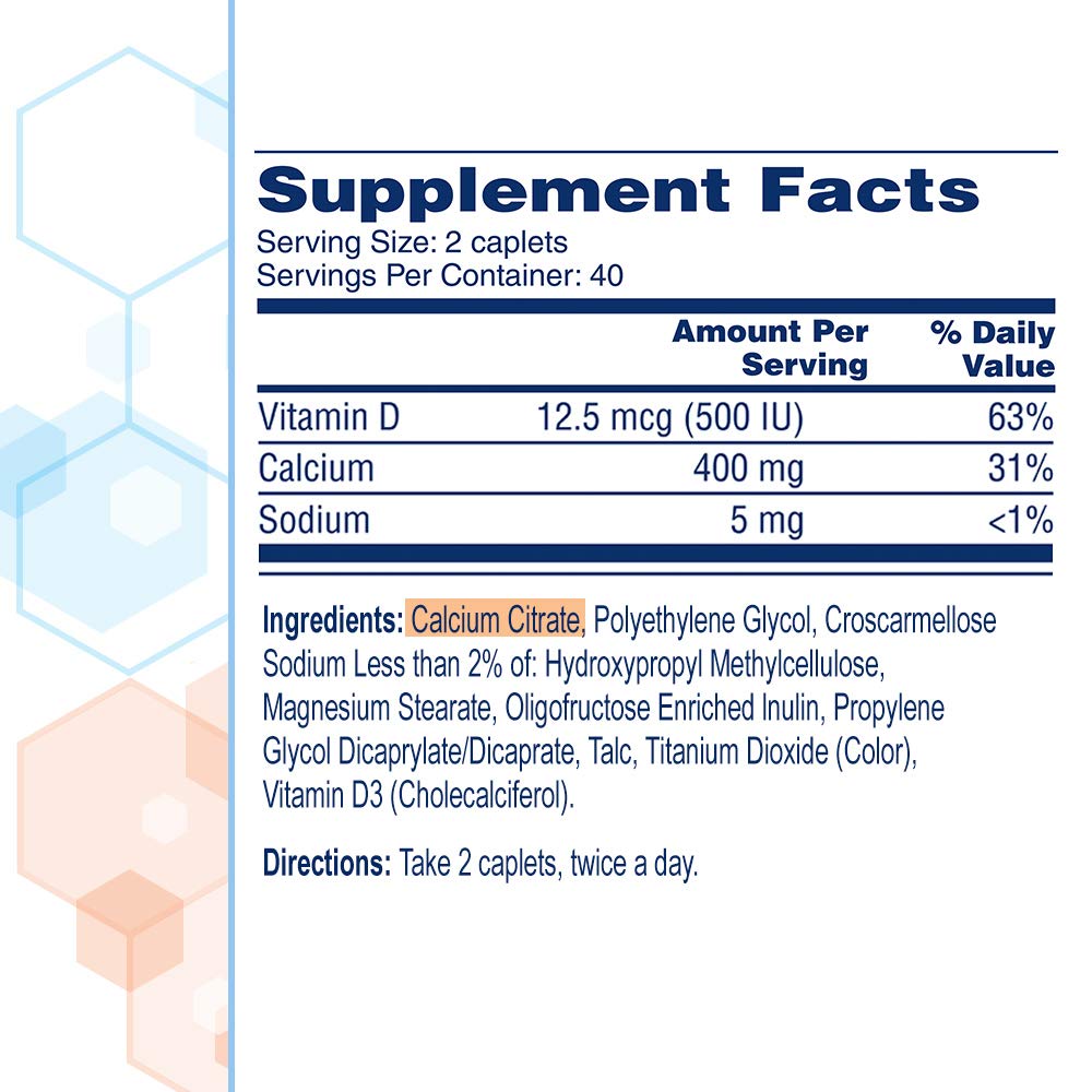 Citracal calcium for optimal health support
