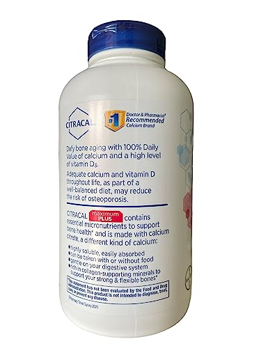Citracal calcium for strong teeth
