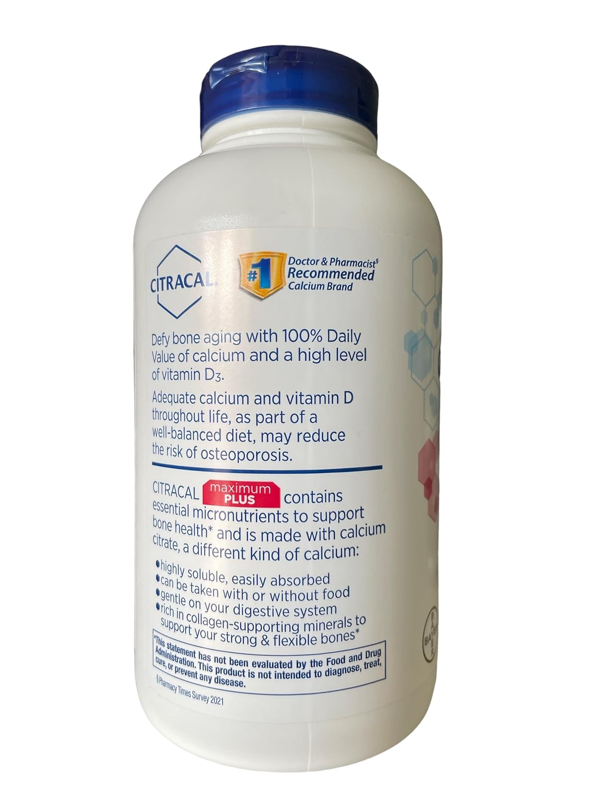 Citracal caplets for bone health