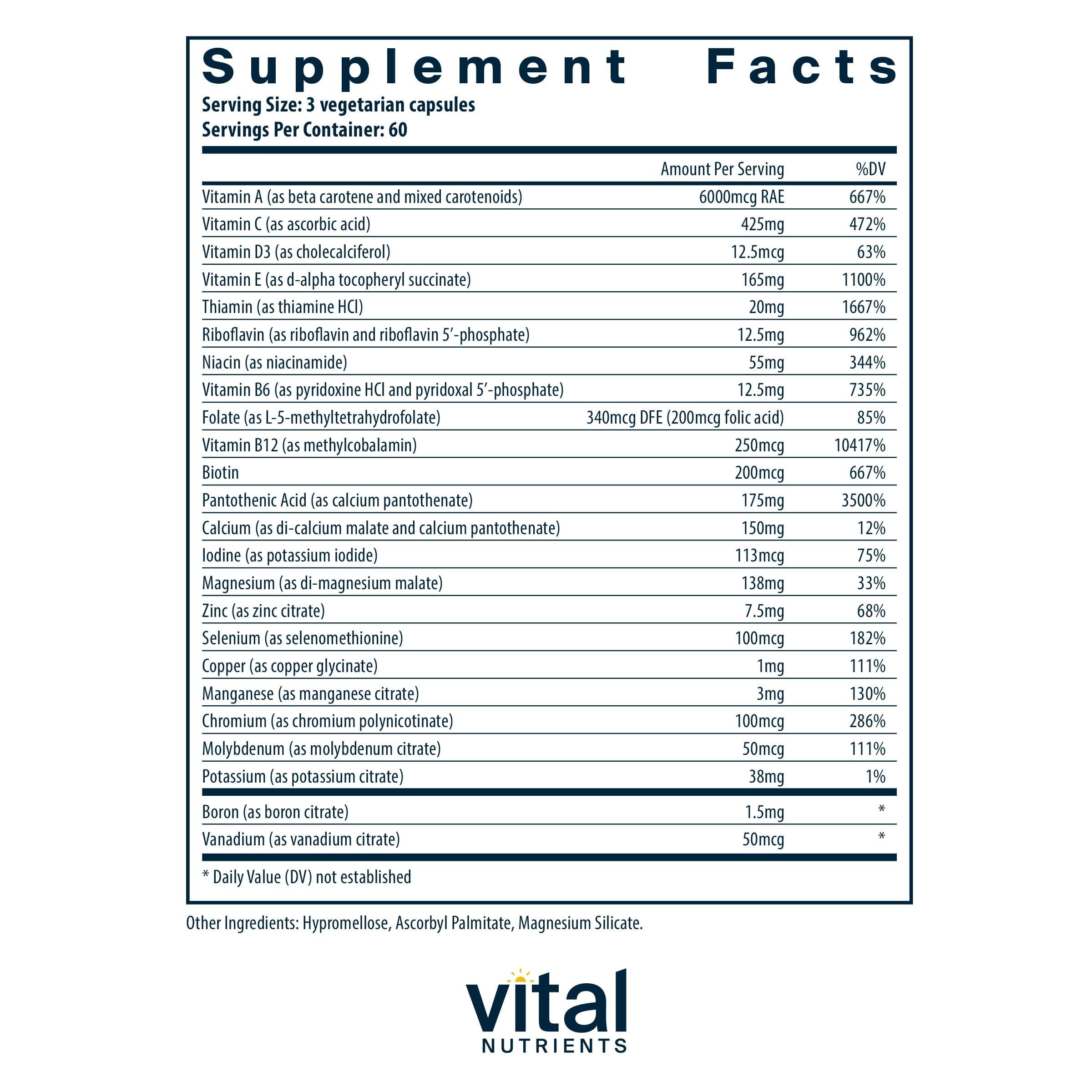 Citrate/Malate formula for better absorption