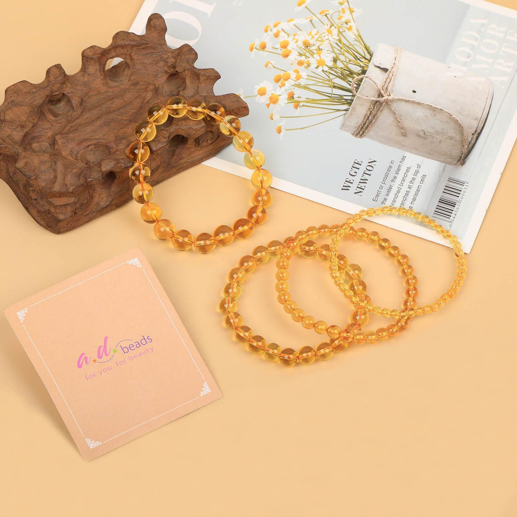 Citrine bracelet for positive energy