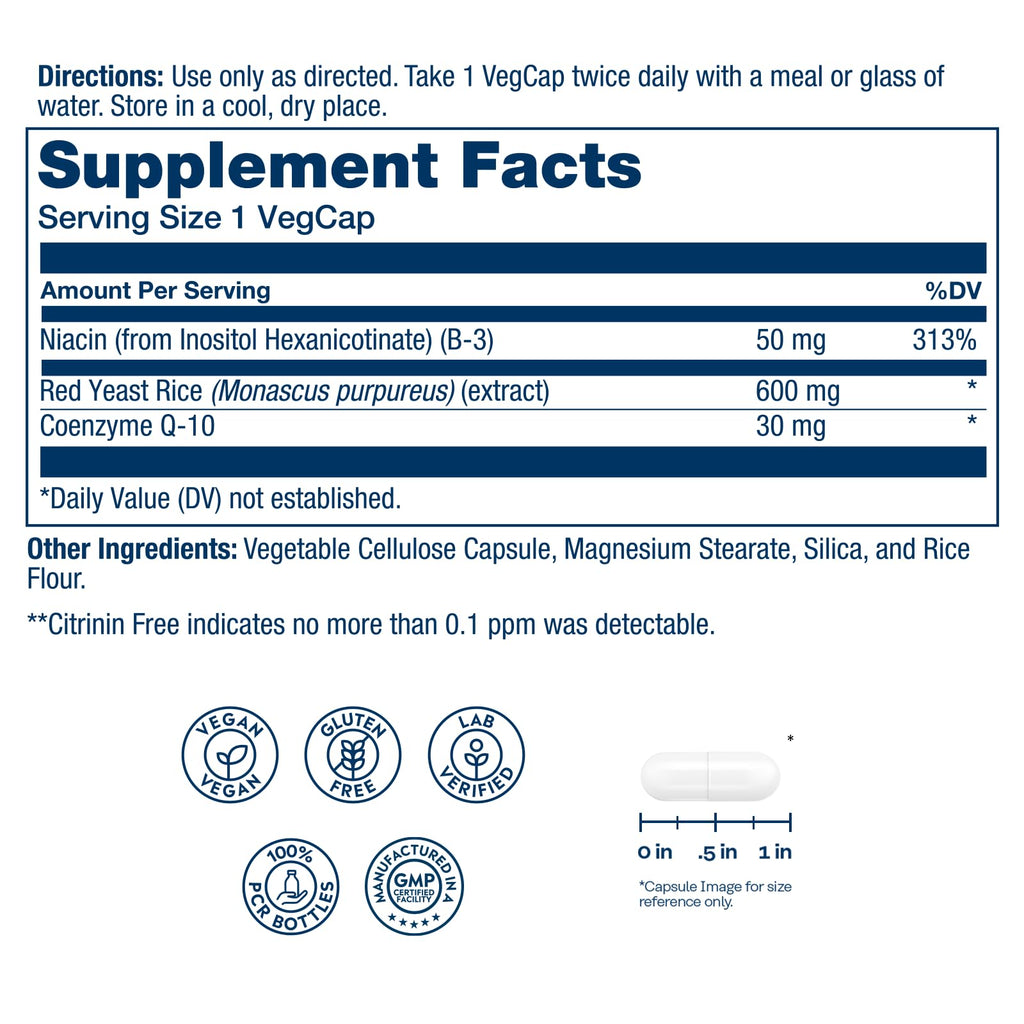 citrinin-free red yeast rice capsules