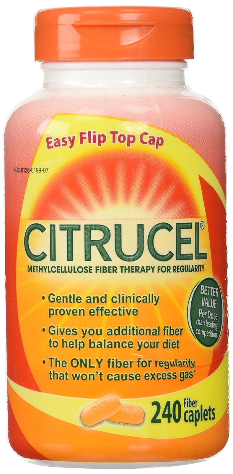 Citrucel Fiber Therapy caplets for digestion