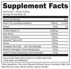 Citrulline enhanced pre-workout formula