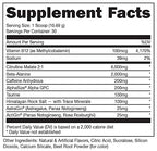 Citrulline enhanced pre-workout formula
