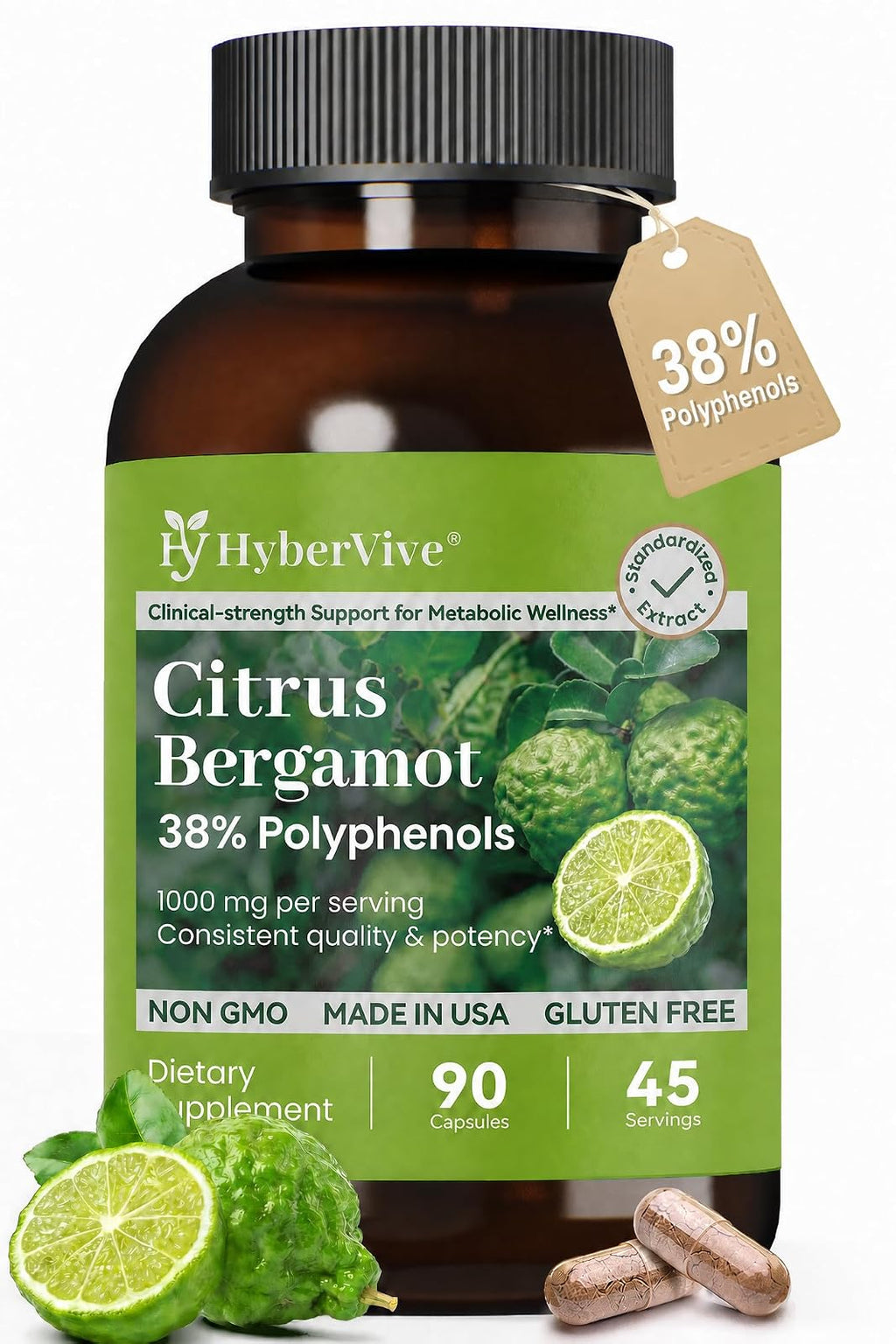 Citrus Bergamot antioxidant capsules