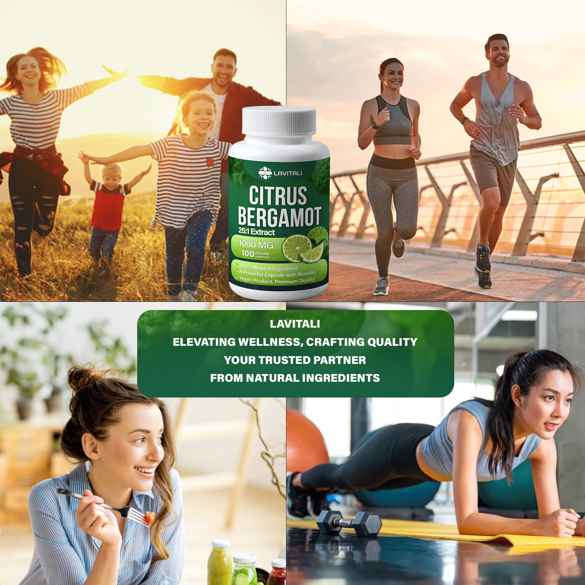 Citrus Bergamot capsules for balanced mood