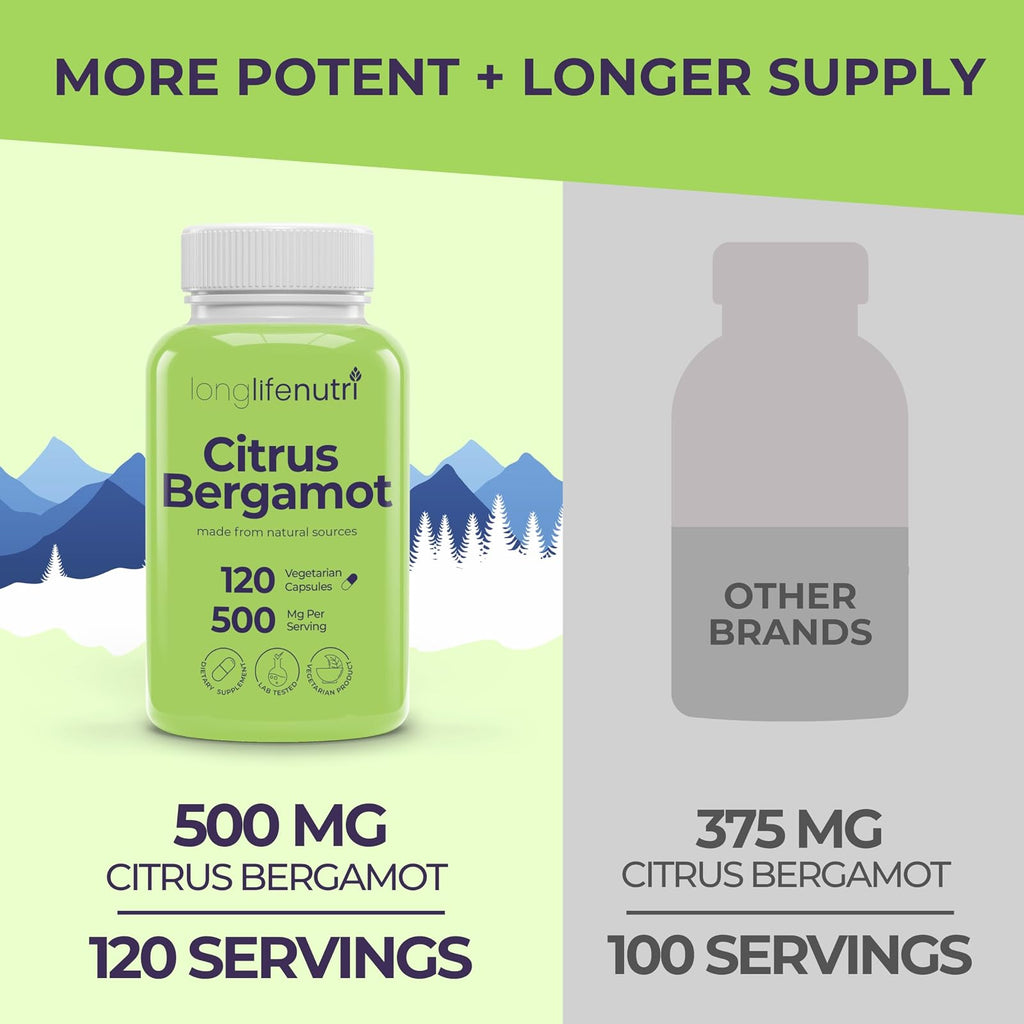 Citrus Bergamot capsules for energy