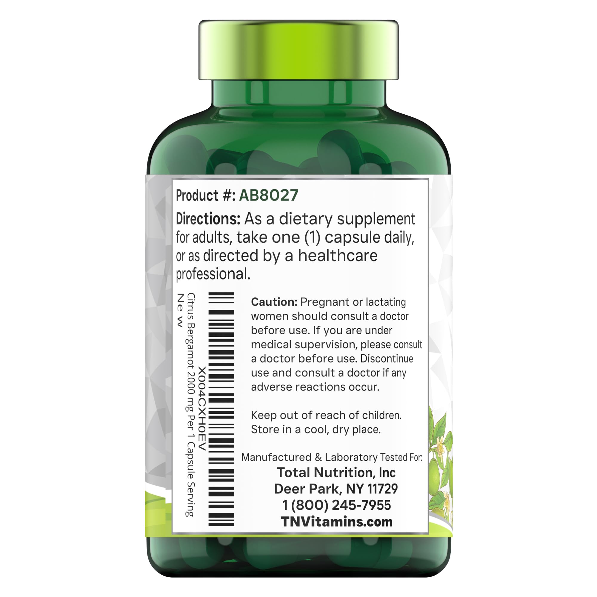 Citrus Bergamot dietary supplement
