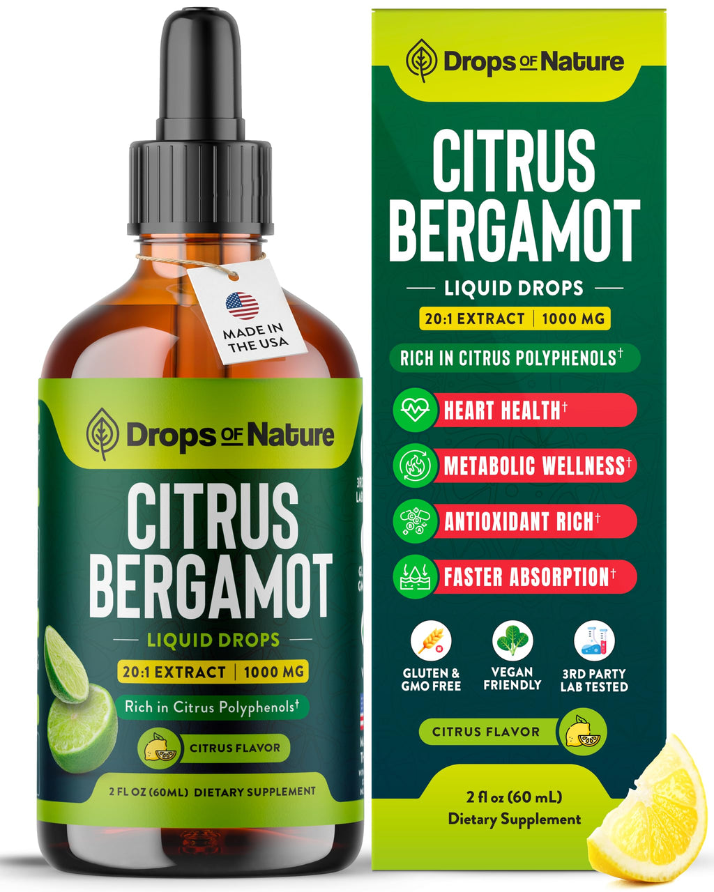 Citrus bergamot extract benefits
