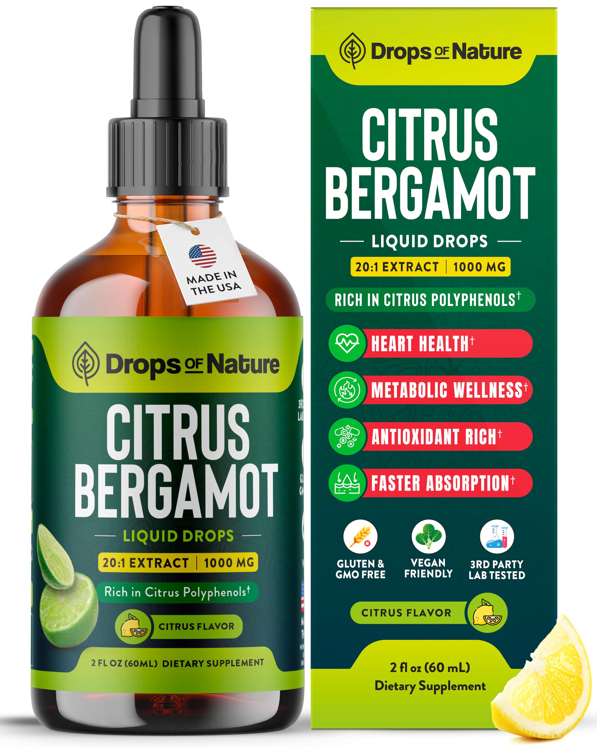 Citrus bergamot extract benefits
