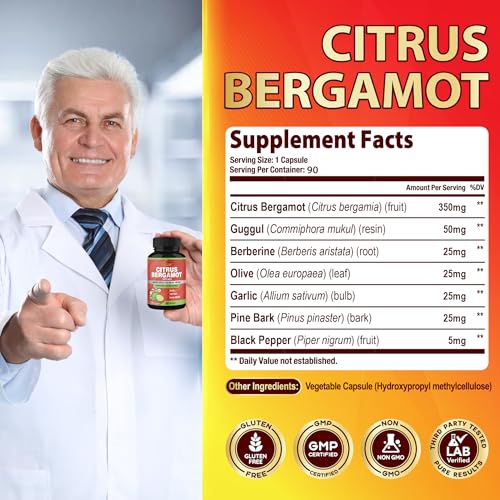 Citrus bergamot for heart health