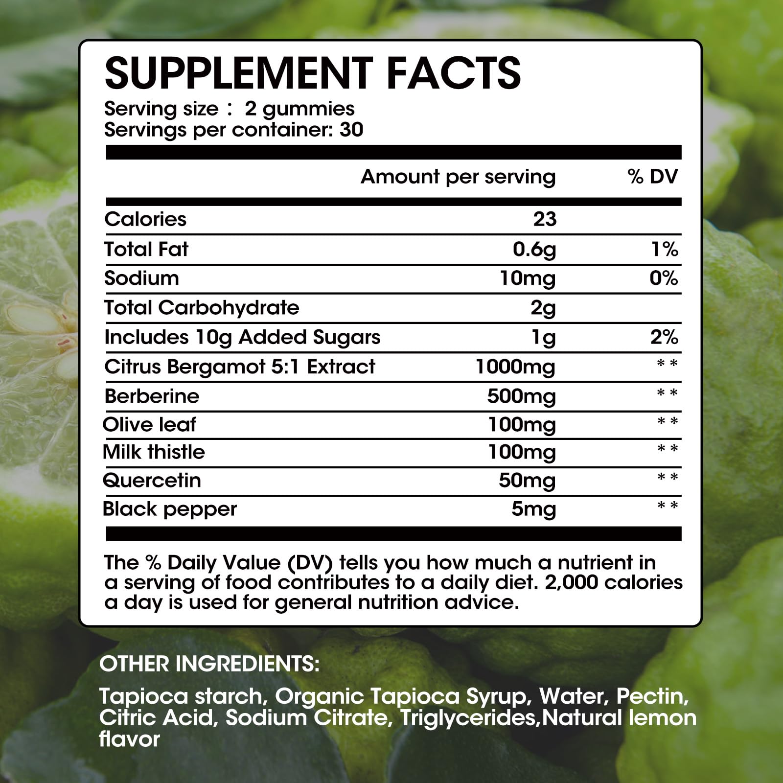 citrus bergamot for heart health