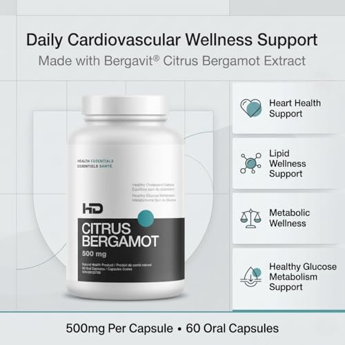 Citrus Bergamot for improved cardiovascular function