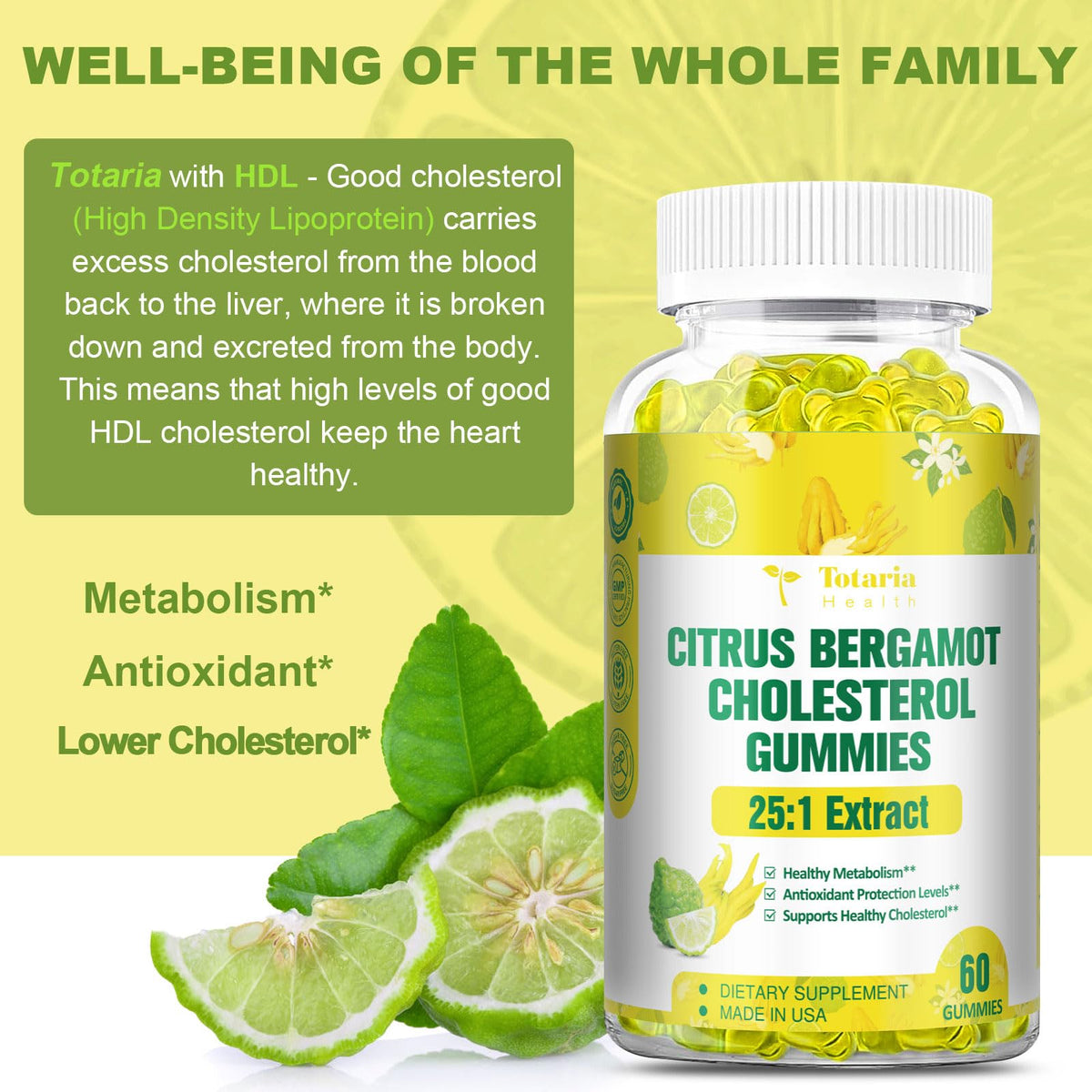 Citrus Bergamot for senior health